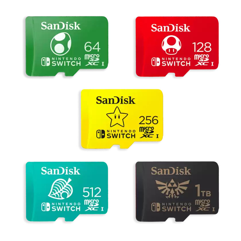 512GB 獲 Nintendo® 授權的 Nintendo Switch™ 專用記憶卡 | Sandisk
