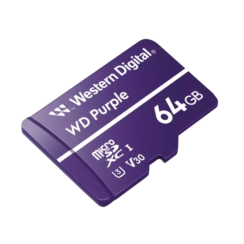 64GB microSDXC™ WD Purple SC QD102 High Endurance microSD Card | SanDisk
