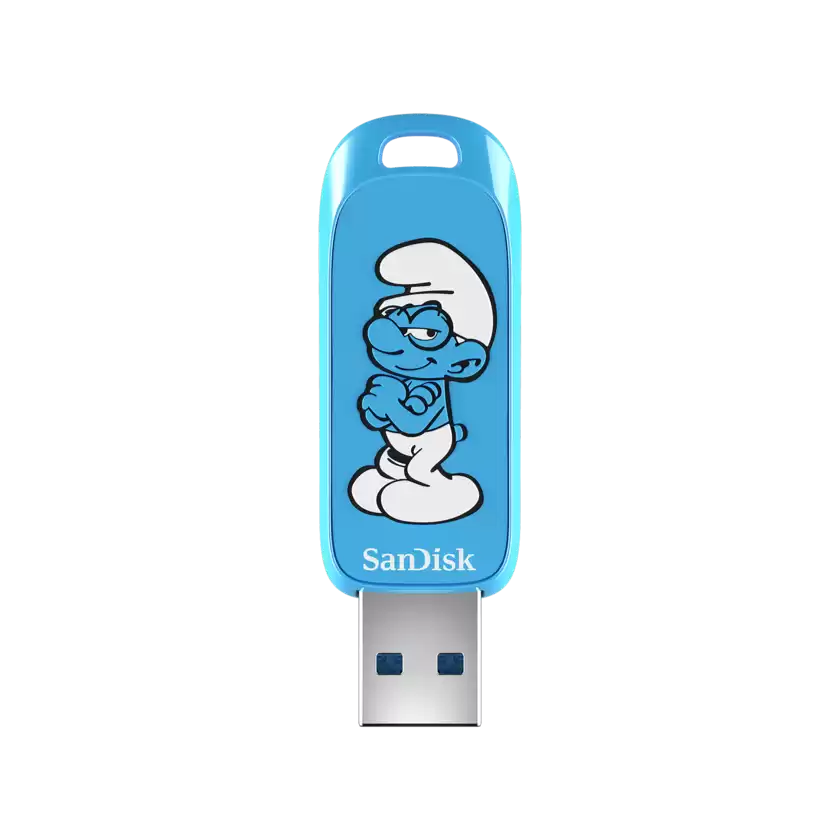 64GB SanDisk Smurfs USB Flash Drive | Sandisk
